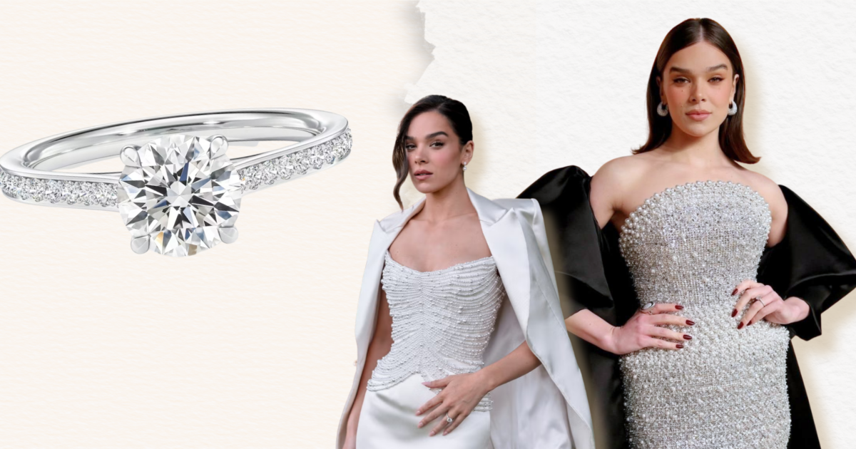 Hailee Steinfeld’s Engagement Ring: Round Diamond Style & Wedding…
